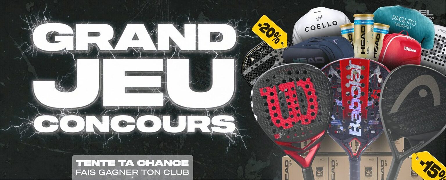 Grand Jeu Concours de fin d'année - PadelReference.com
