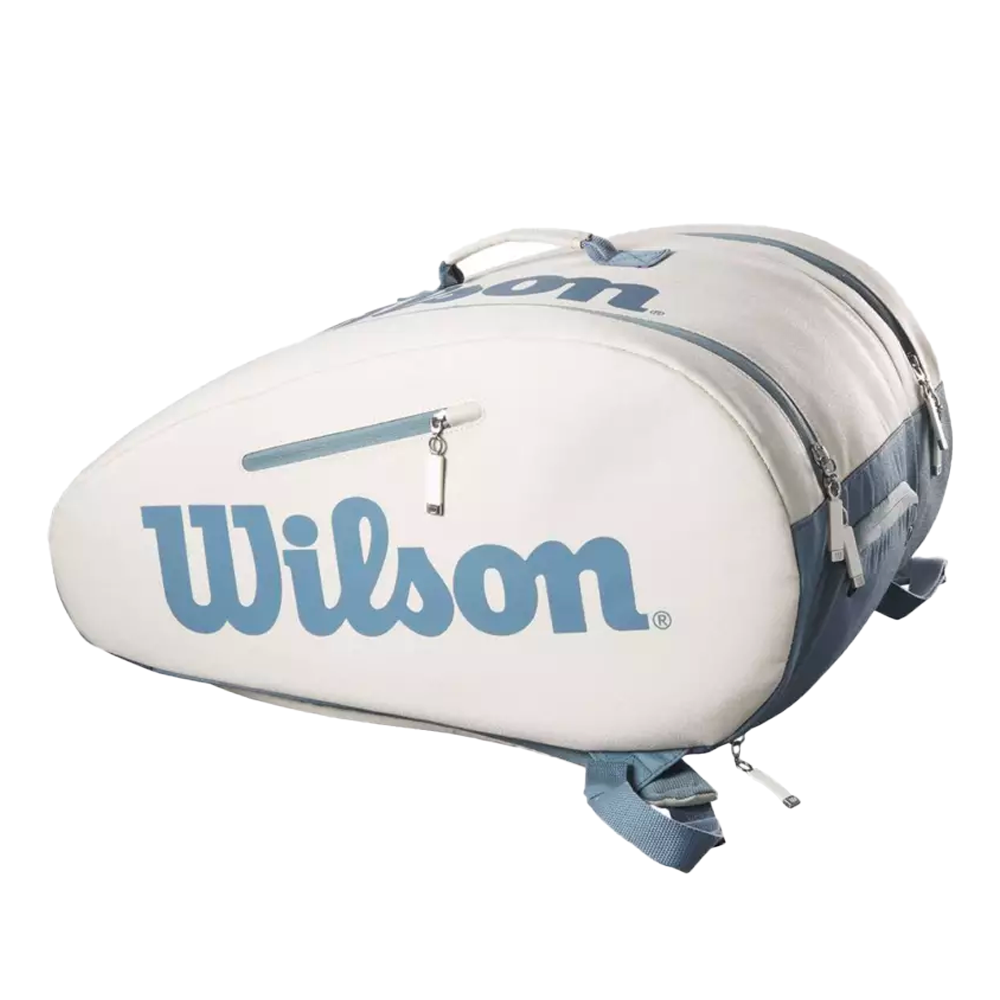 Wilson Women Padel Bag Cream/Blue | Padelreference